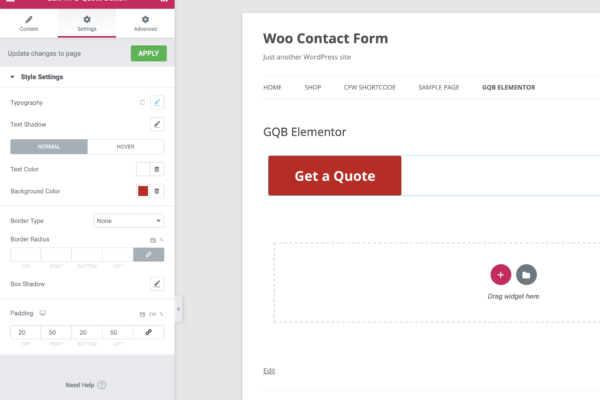 Get a Quote Button for WooCommerce and Elementor Pro - WPBean